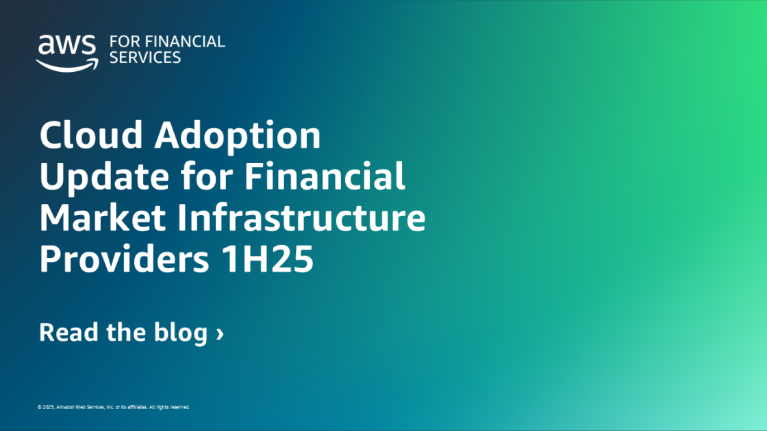 Cloud Adoption Update for Financial Market Infrastructure Providers ...
