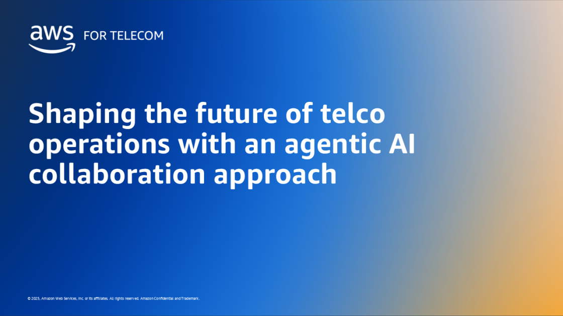 Shaping The Future Of Telco Operations With An Agentic Ai Collaboration Approach Aws For