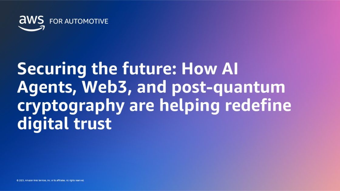 Securing the future: How AI Agents, Web3, and post-quantum cryptography are helping redefine ...