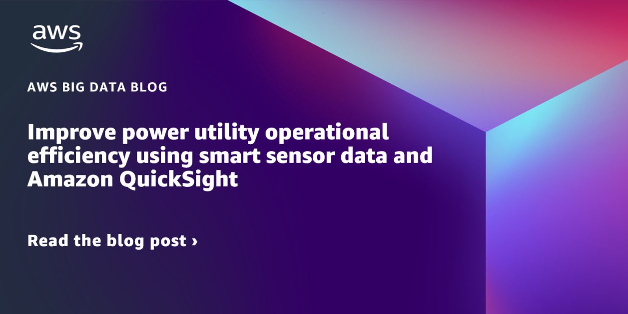 Improve power utility operational efficiency using smart sensor data ...