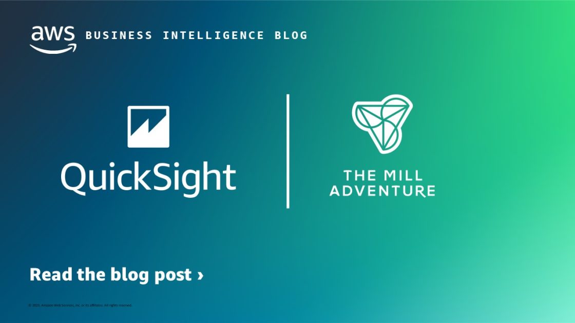 How The Mill Adventure enabled data-driven decision-making in iGaming using Amazon QuickSight ...