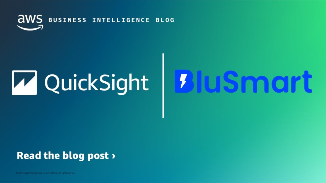 BluSmart revolutionized sustainable mobility with Amazon QuickSight ...