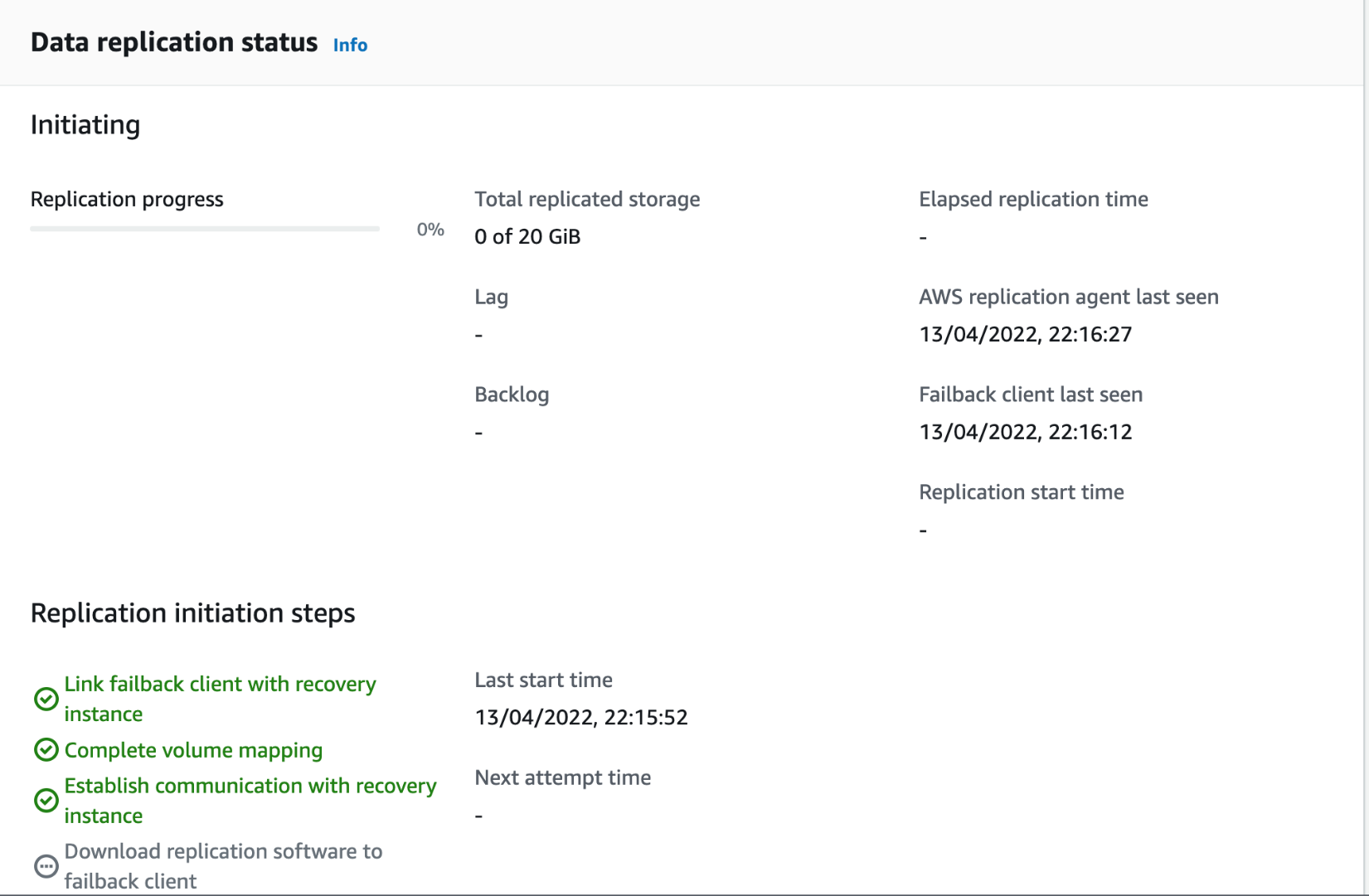 Building a disaster recovery site on AWS for workloads on Google Cloud (Part 2) | AWS Storage Blog