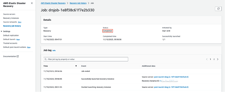 Automate post-recovery actions using Amazon Elastic Disaster Recovery ...