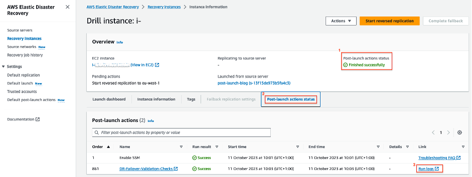 Automate post-recovery actions using Amazon Elastic Disaster Recovery ...