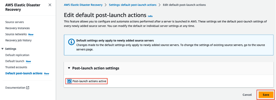 Automate post-recovery actions using Amazon Elastic Disaster Recovery ...