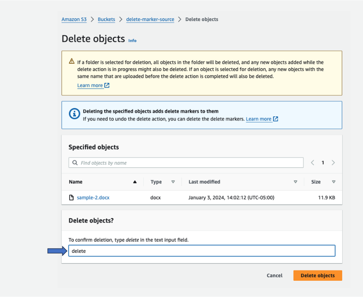 Manage costs for replicated delete markers in a disaster recovery setup ...