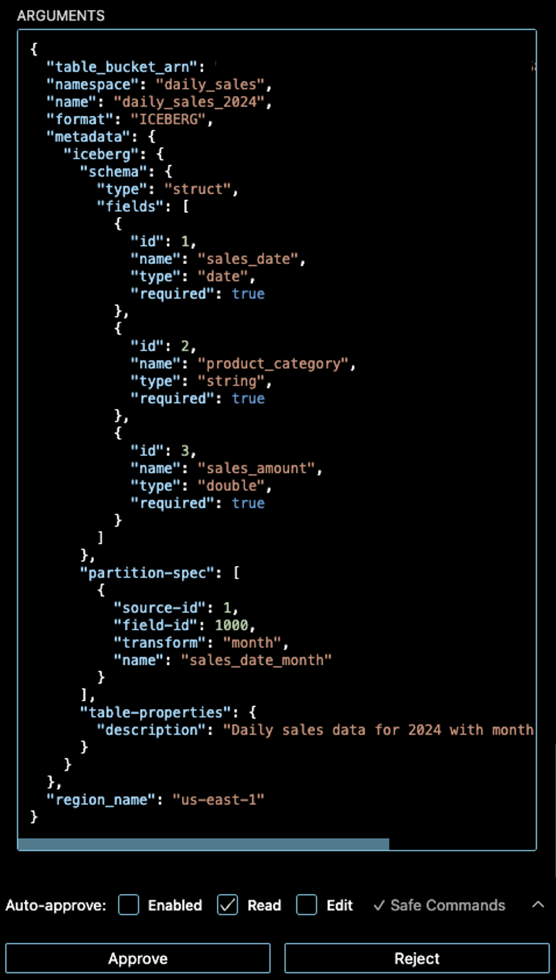 Implementing conversational AI for S3 Tables using Model Context ...