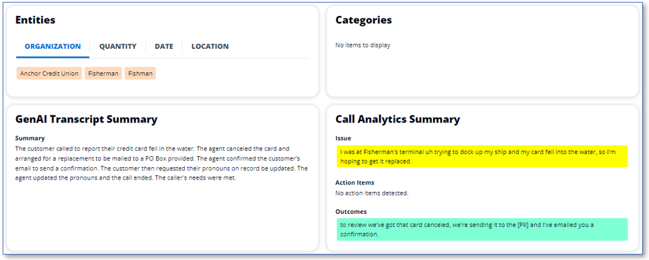 Post call analytics for your contact center with Amazon language AI ...
