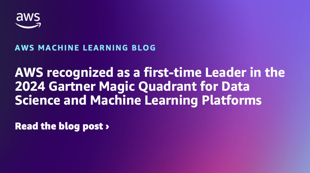 AWS named first-time Leader in the 2024 Gartner Magic Quadrant for Data ...