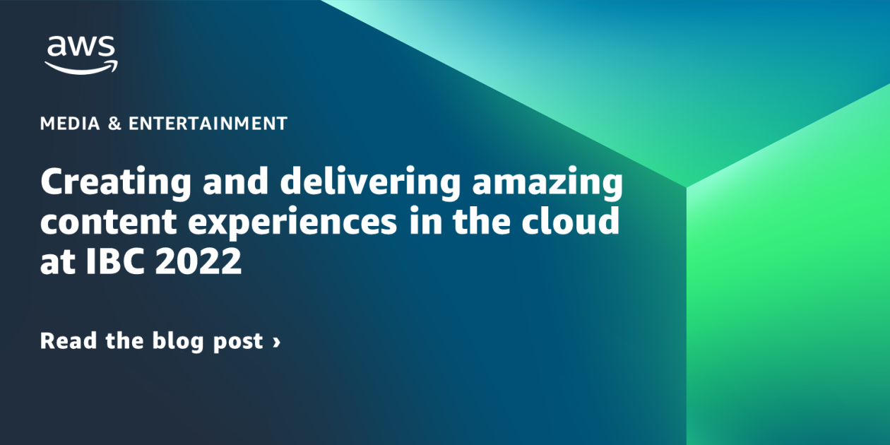 Transformation journeys: Creating and delivering amazing content experiences in the cloud at IBC ...