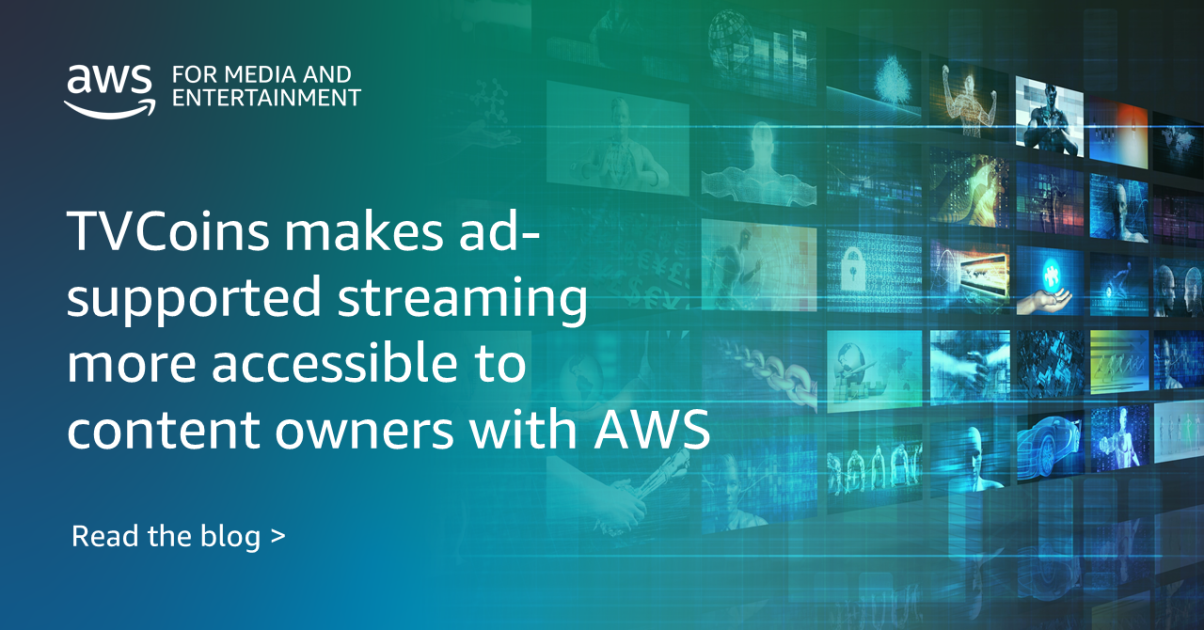 TVCoins makes ad-supported streaming more accessible to content owners with AWS | AWS for M&E Blog