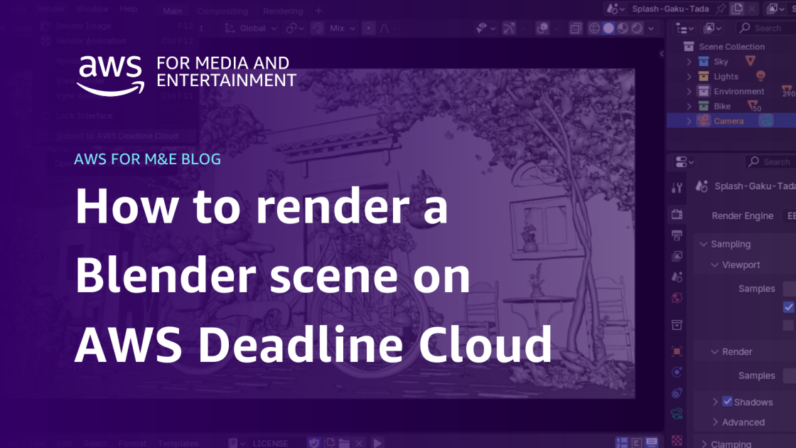 How to render a Blender scene on AWS Deadline Cloud | AWS for M&E Blog How to render a Blender scene on AWS Deadline Cloud | AWS for M&E Blog