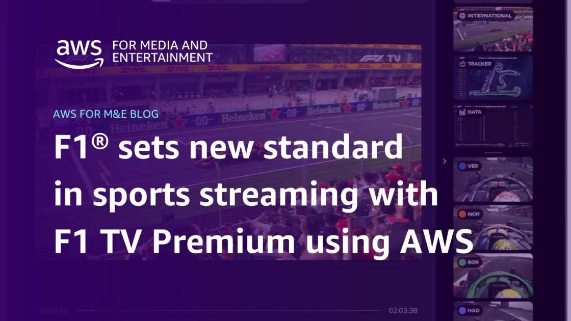 F1® sets new standard in sports streaming with F1 TV Premium using AWS | AWS for M&E Blog